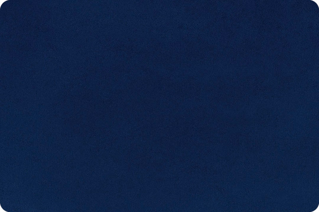 Shannon Fabrics Extra Wide 90" Solid Cuddle 3 Midnight Blue Fabric - Etsy