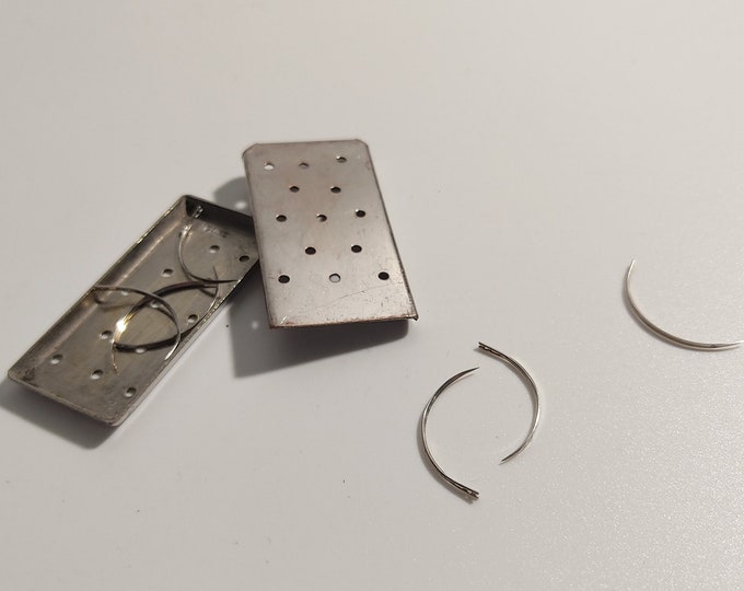 SEWING NEEDLE Vintage Medical Rare Suture Needle Box / Set Antique ...