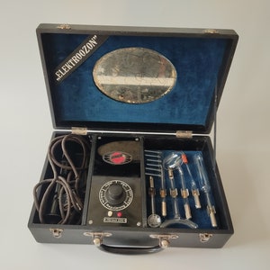 Vintage VIOLET RAY MACHINE Elektroozon Ray Generator / High Frequency ...