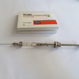 SALES !!! Antique Insulin Injection Set 1 Pc / 1 Ml KIT ! Glass Syringe ...