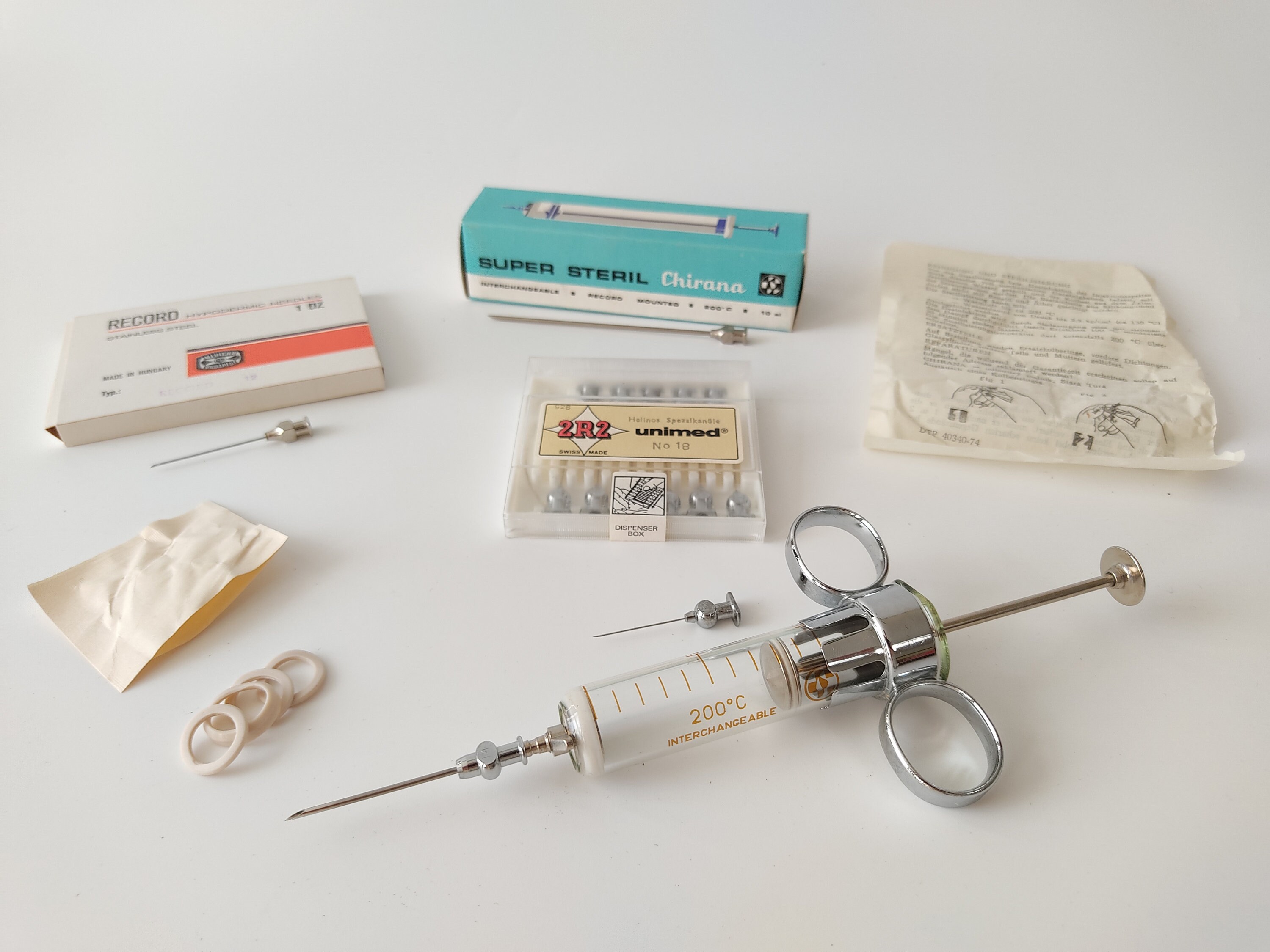 RARE RRR Vintage Medical Tool Glass Syringe 1 Pc Metal - Etsy