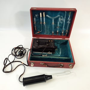 Vintage VIOLET RAY MACHINE El Fol Ray Generator Ozone Generator High ...