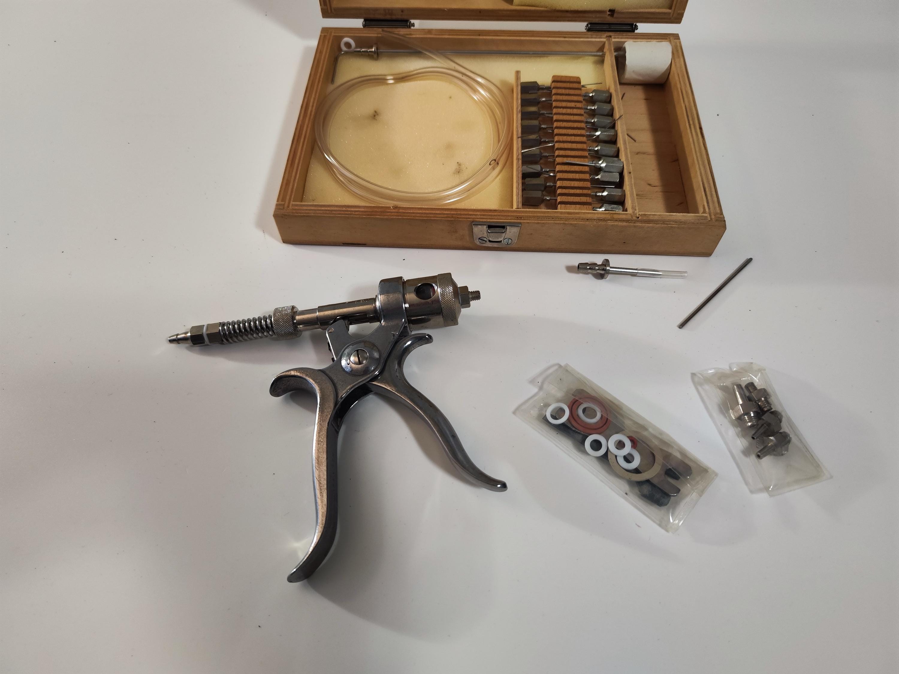 Antique Rare Medical Special Metal Syringe - Syringe Special and Rare ...