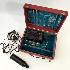 Vintage VIOLET RAY MACHINE El Fol Ray Generator Ozone Generator High ...