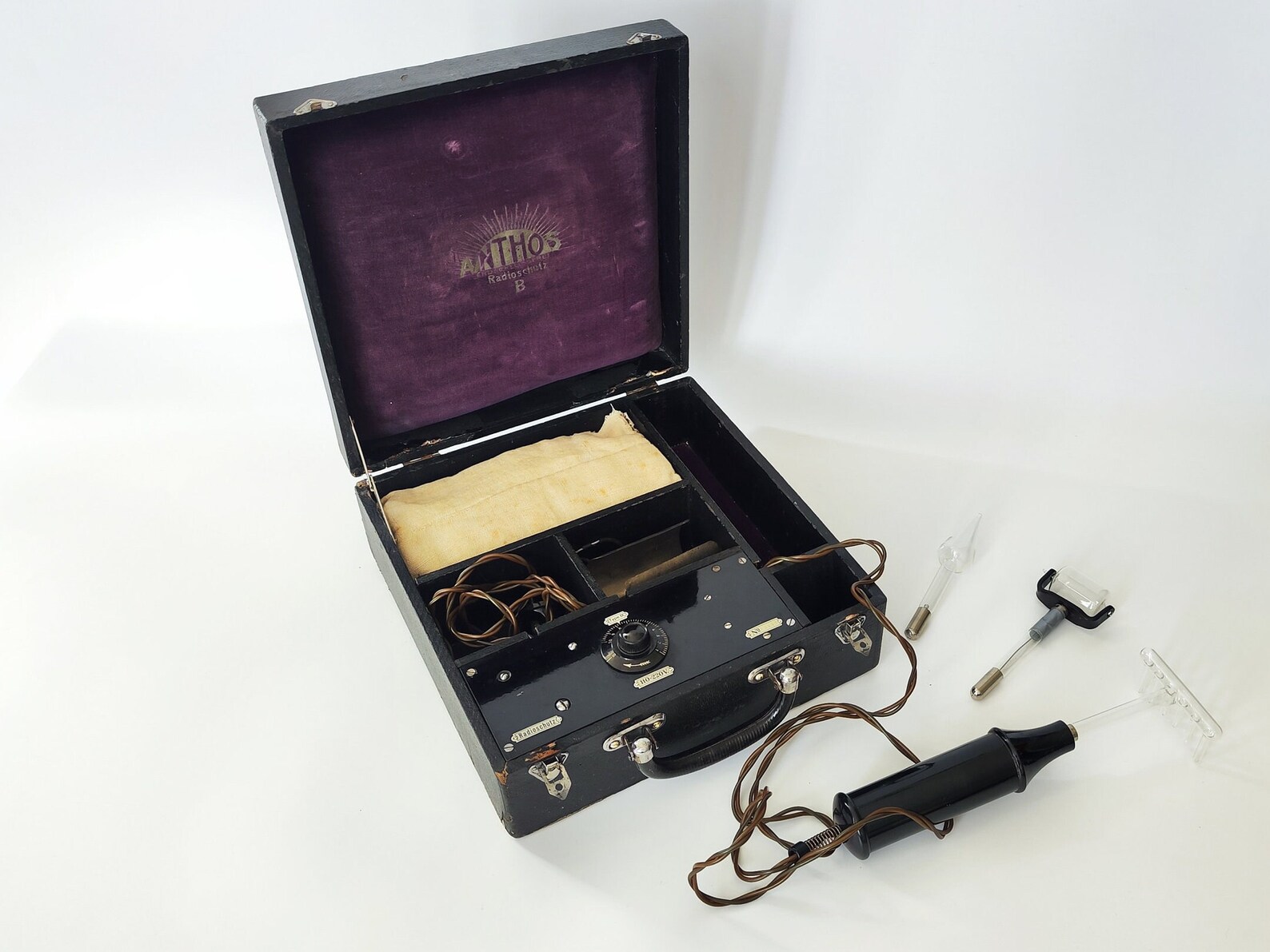 Rare VIOLET RAY MACHINE anthos / Ray Generator Rare Medical Equipment ...