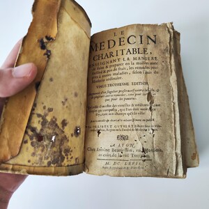 1567s SUPER RARE BOOK / French Medical Book / Very Very Old Antique ...