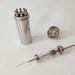 EXCELLENT CONDITION Vintage Medical 5ml Glass Syringe Metal Equipment ...