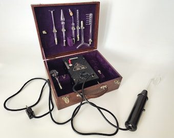 Vintage VIOLET RAY MACHINE juventusz Ray Generator / High Frequency ...