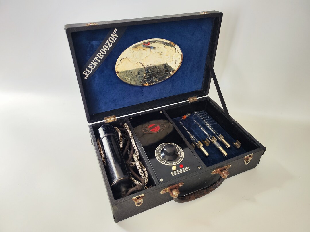 Vintage VIOLET RAY MACHINE Elektroozon Ray Generator / High Frequency ...