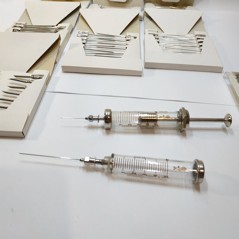 Vintage Medical AESCULAP KIT 5 Ml NEW Glass Syringe Reord - Etsy