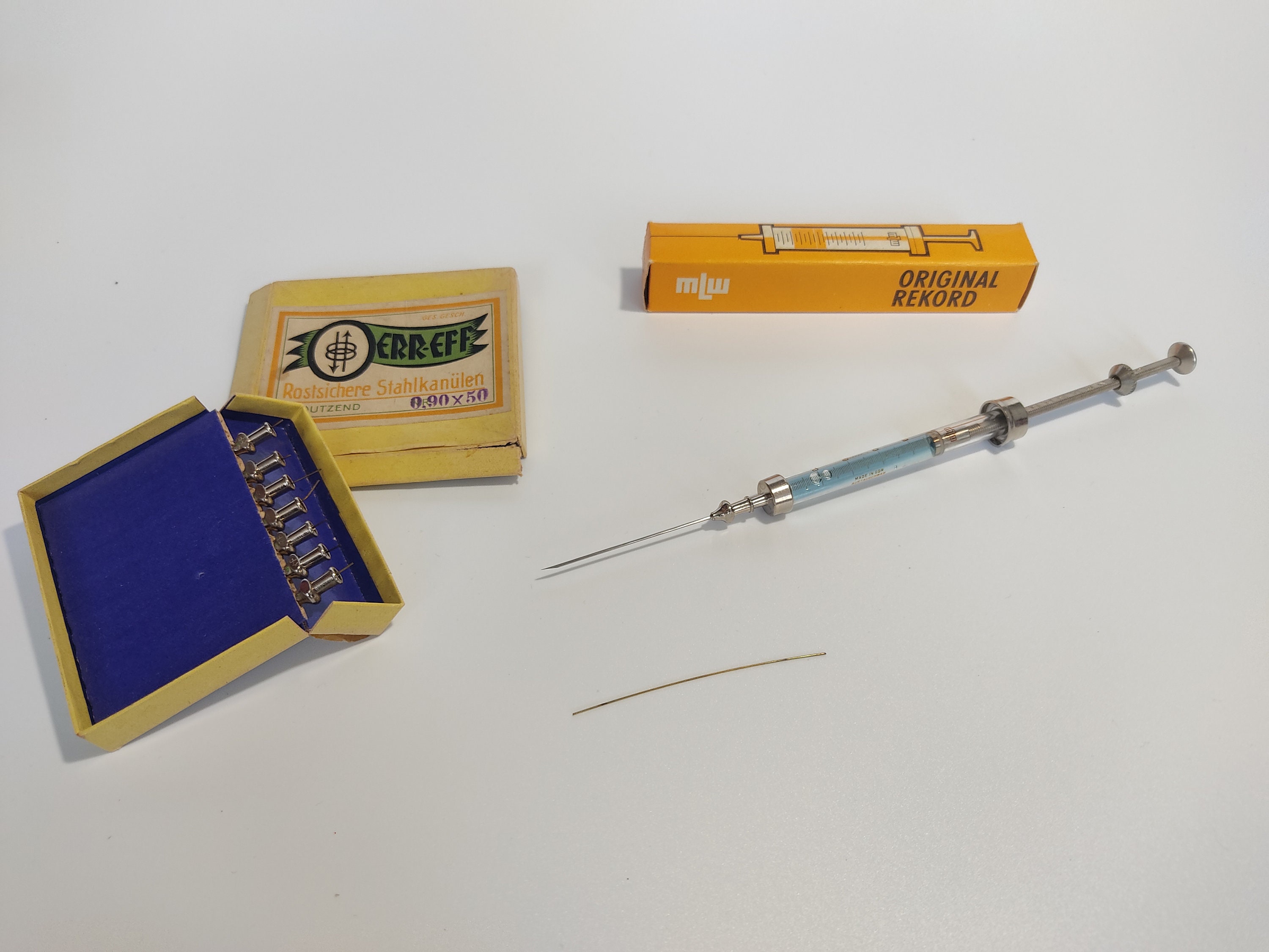 Antique Insulin Injection Set 1 Pc / 1 ML KIT Glass Syringe - Etsy