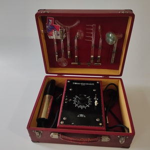 Vintage VIOLET RAY MACHINE Holo Electron Paris Ray Generator / High ...