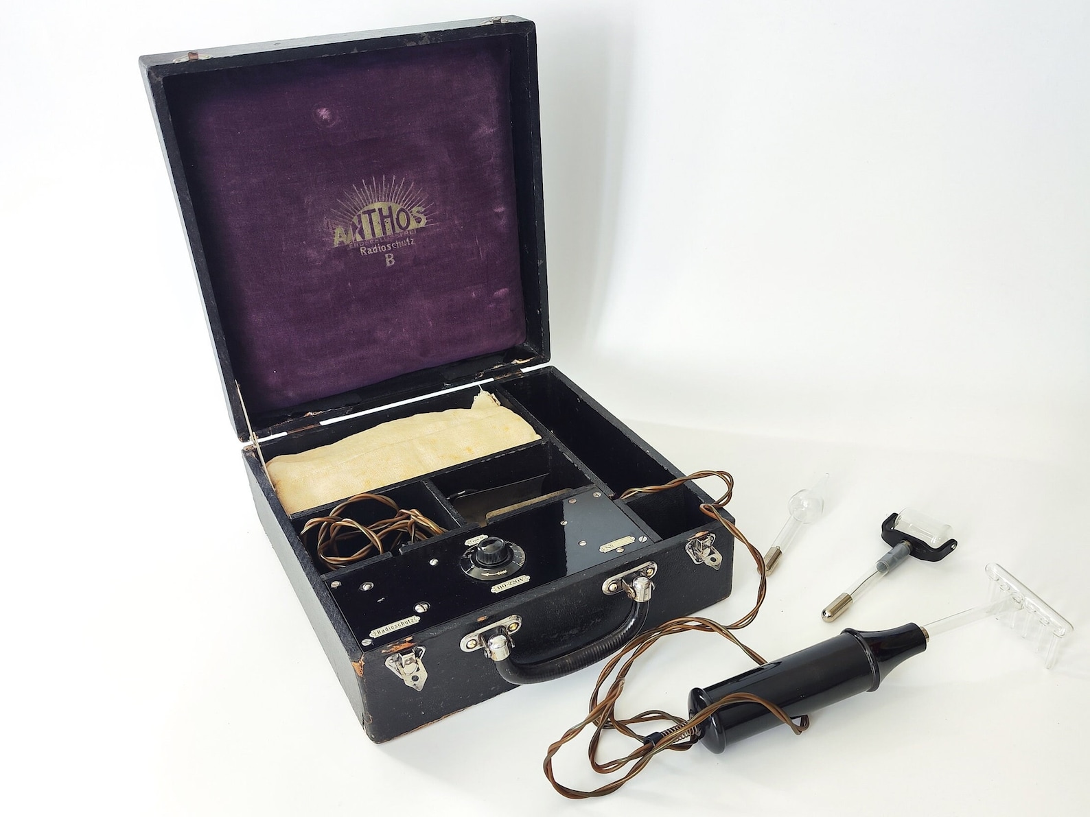 Rare VIOLET RAY MACHINE anthos / Ray Generator Rare Medical Equipment ...