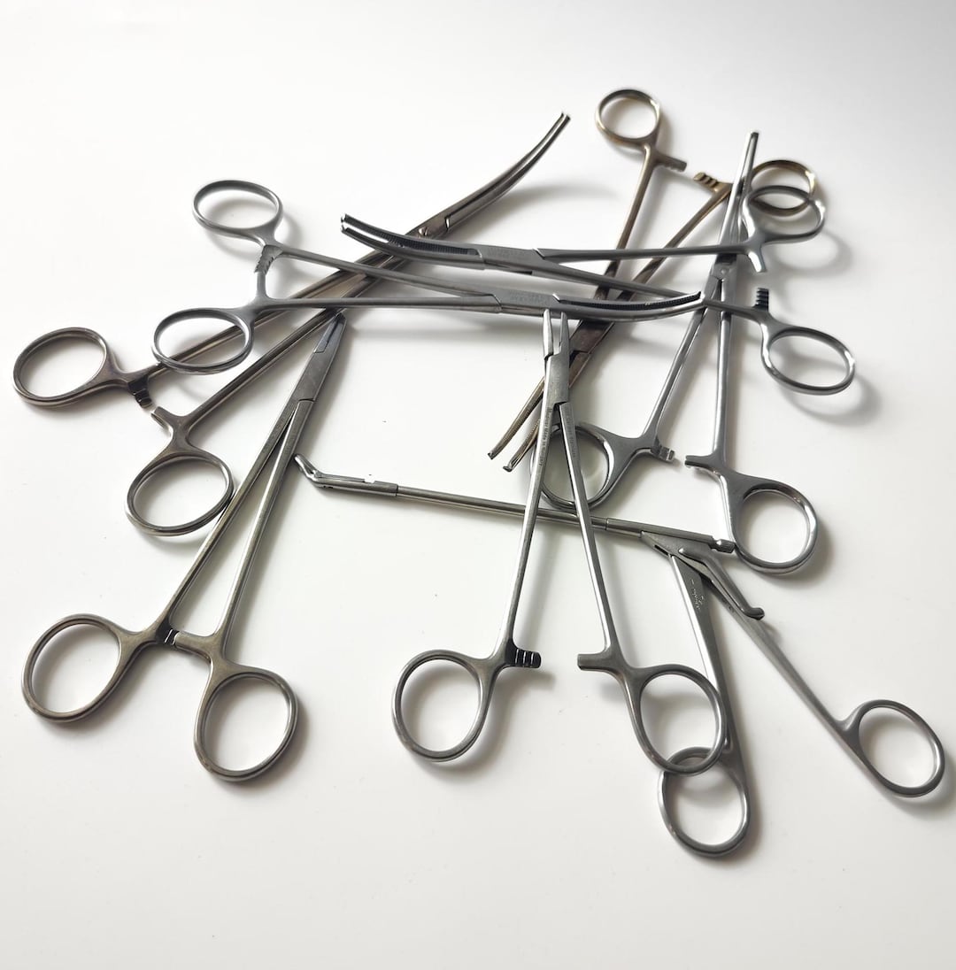 8pc Vintage Medical Tools FULL LOT Antique Special Metal Antique Old ...