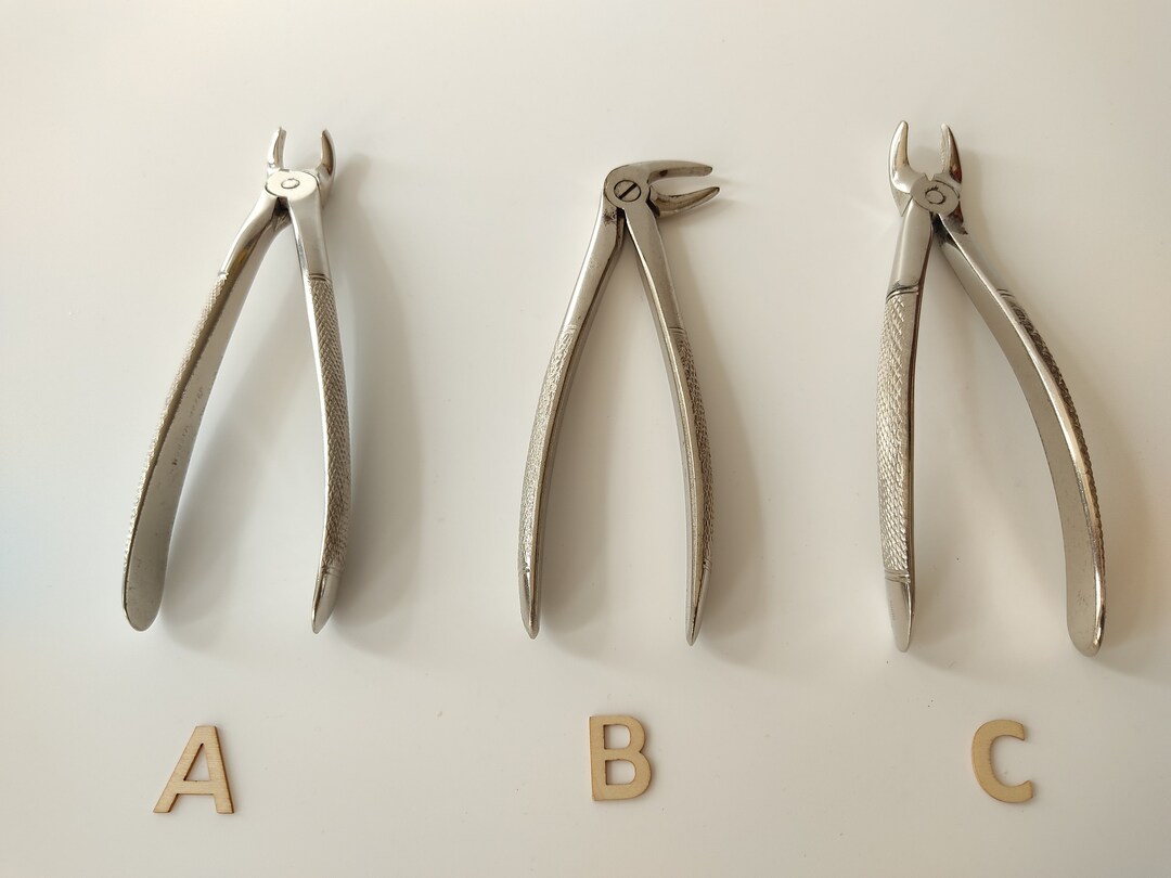 3 Pc 1-1pc RARE Dental Pliers Vintage Medical Tool Special Antique Old ...