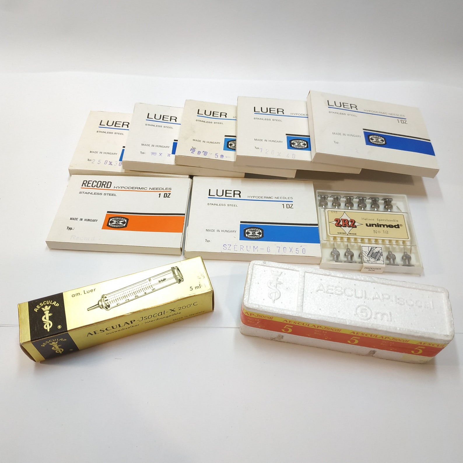 Vintage Medical AESCULAP KIT 5 Ml NEW Glass Syringe Reord - Etsy