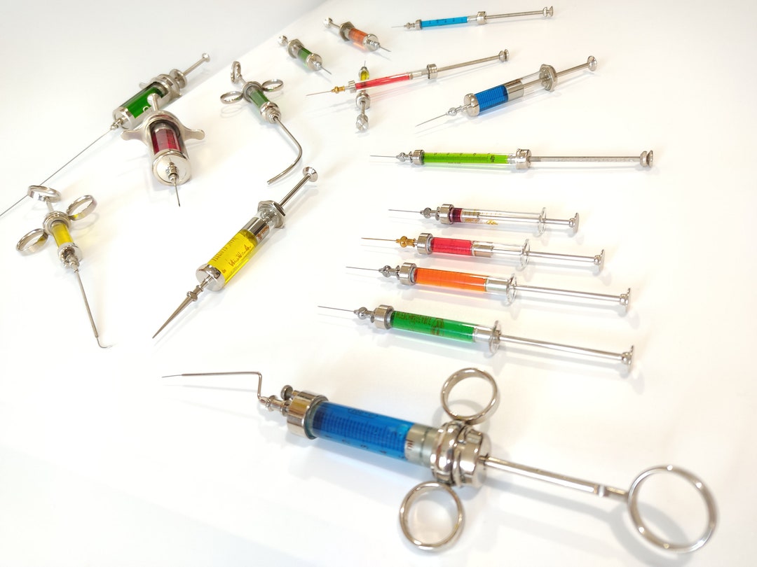 Brilliant Gift Glass Syringe 1 Pc 1ml / 5 Ml / 20 Ml RARE - Etsy Canada