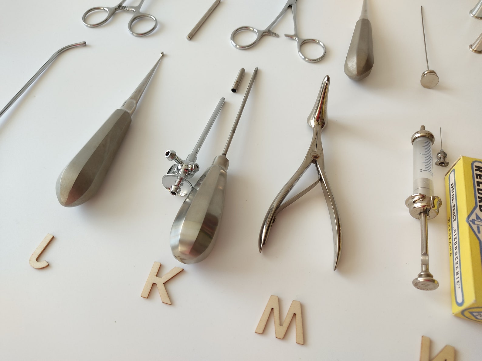 RARE MEDCIAL ANTIQUE Equipment - Medical Supplies Glass Syringe Vintage ...