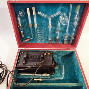 Vintage VIOLET RAY MACHINE El Fol Ray Generator Ozone Generator High ...
