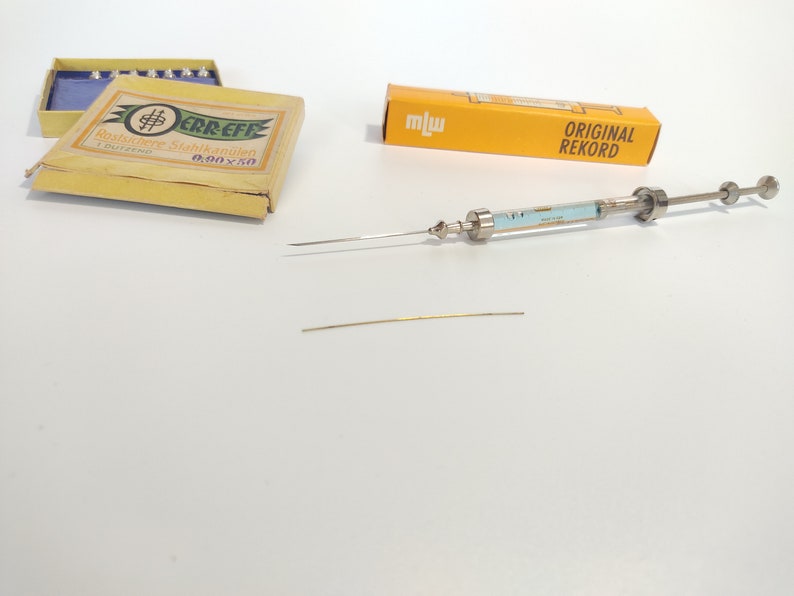 Antique Insulin Injection Set 1 Pc / 1 ML KIT Glass Syringe - Etsy