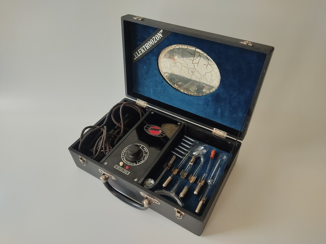 Vintage VIOLET RAY MACHINE Elektroozon Ray Generator / High Frequency ...