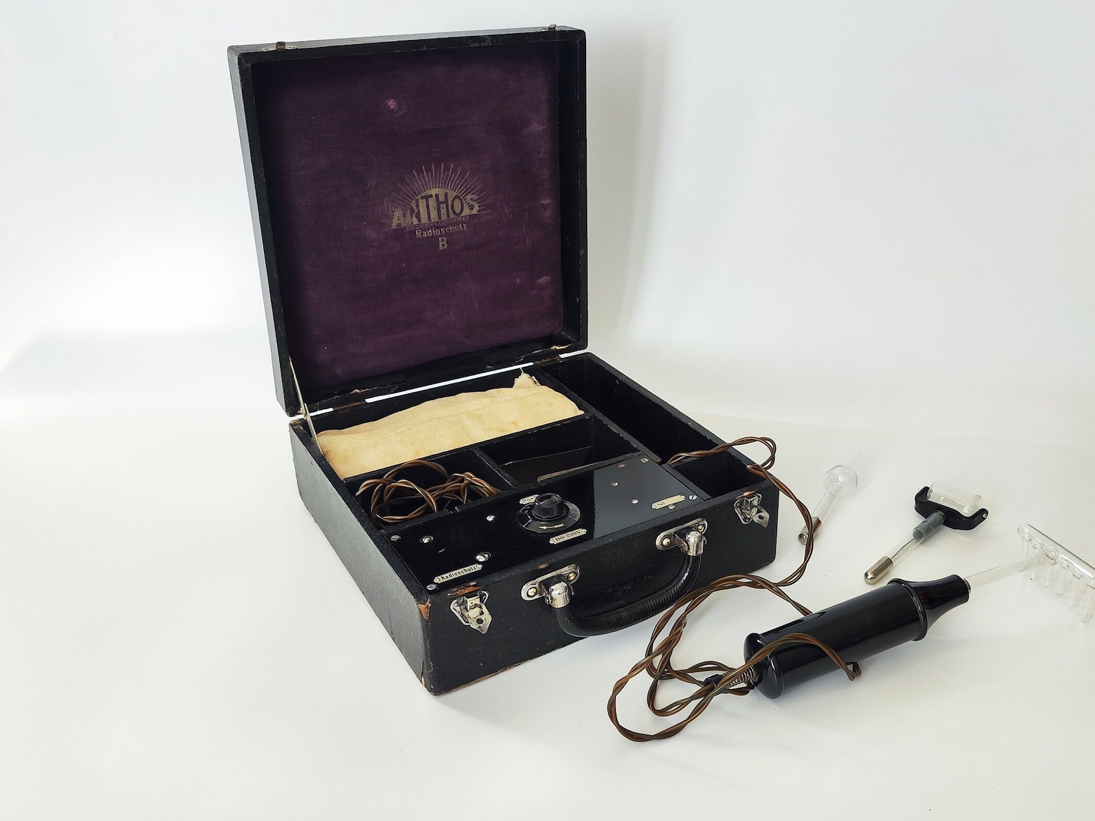 Rare VIOLET RAY MACHINE anthos / Ray Generator Rare Medical Equipment ...