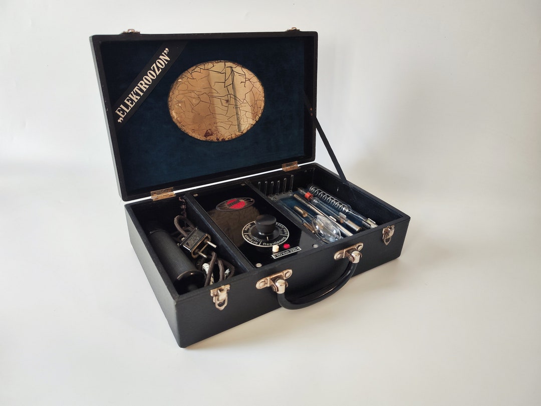 Vintage VIOLET RAY MACHINE Elektroozon Ray Generator / High Frequency ...