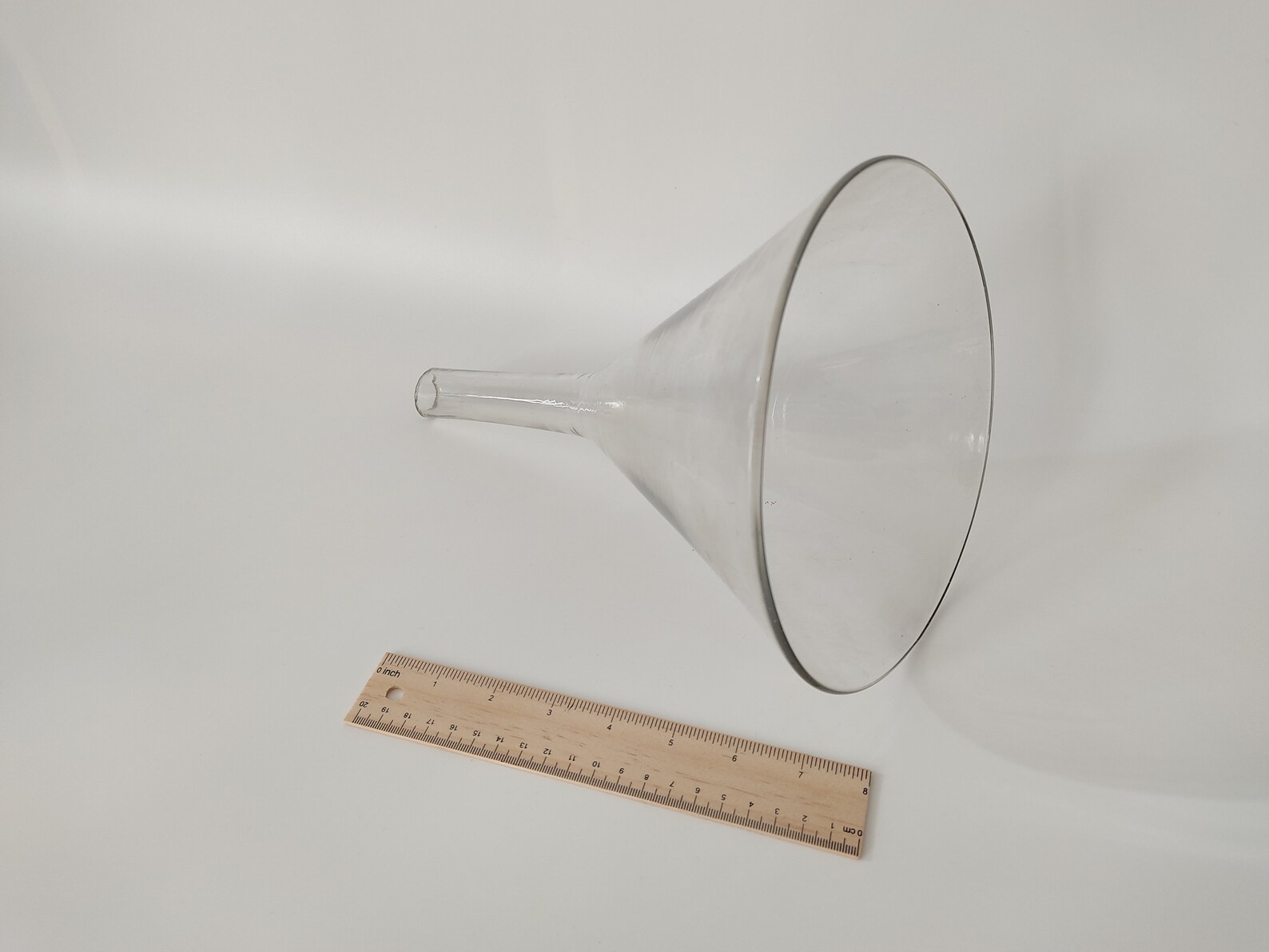 Damaged Antique Large Laboratory Glass Funnel Laboratory - Etsy