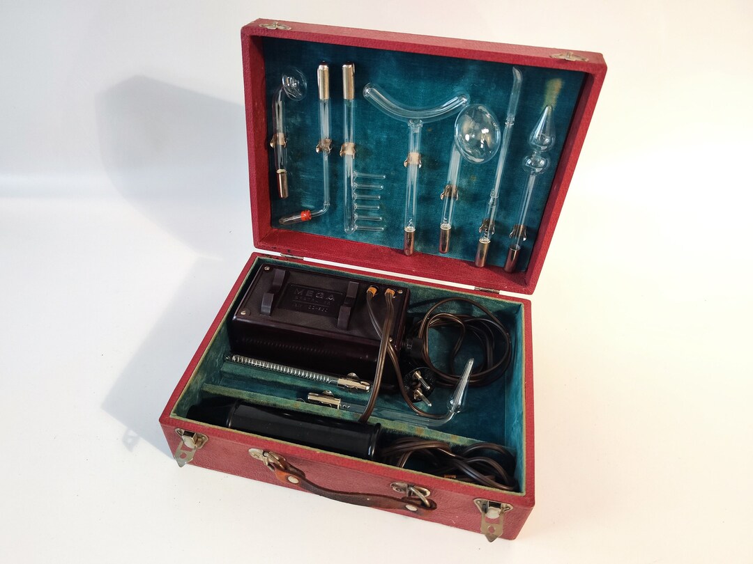 Vintage VIOLET RAY MACHINE El Fol Ray Generator Ozone Generator High ...