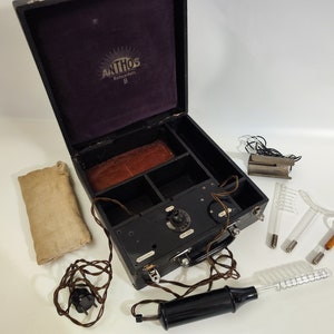 Rare VIOLET RAY MACHINE anthos / Ray Generator Rare Medical Equipment ...