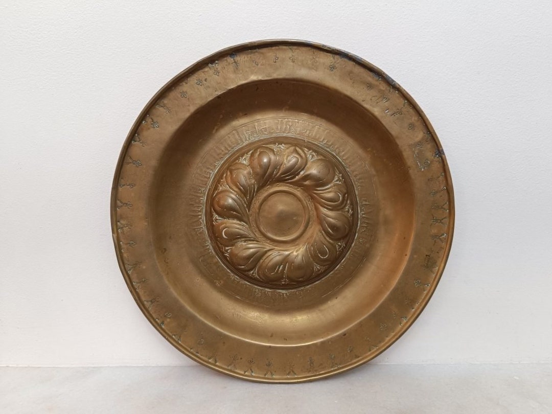 RARE MEDICAL Antique Sunray Blood Bowl Nuremberg 15-16. Century Doctor ...