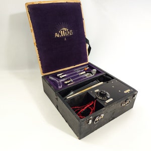 Rare VIOLET RAY MACHINE anthos / Ray Generator Rare Medical Equipment ...
