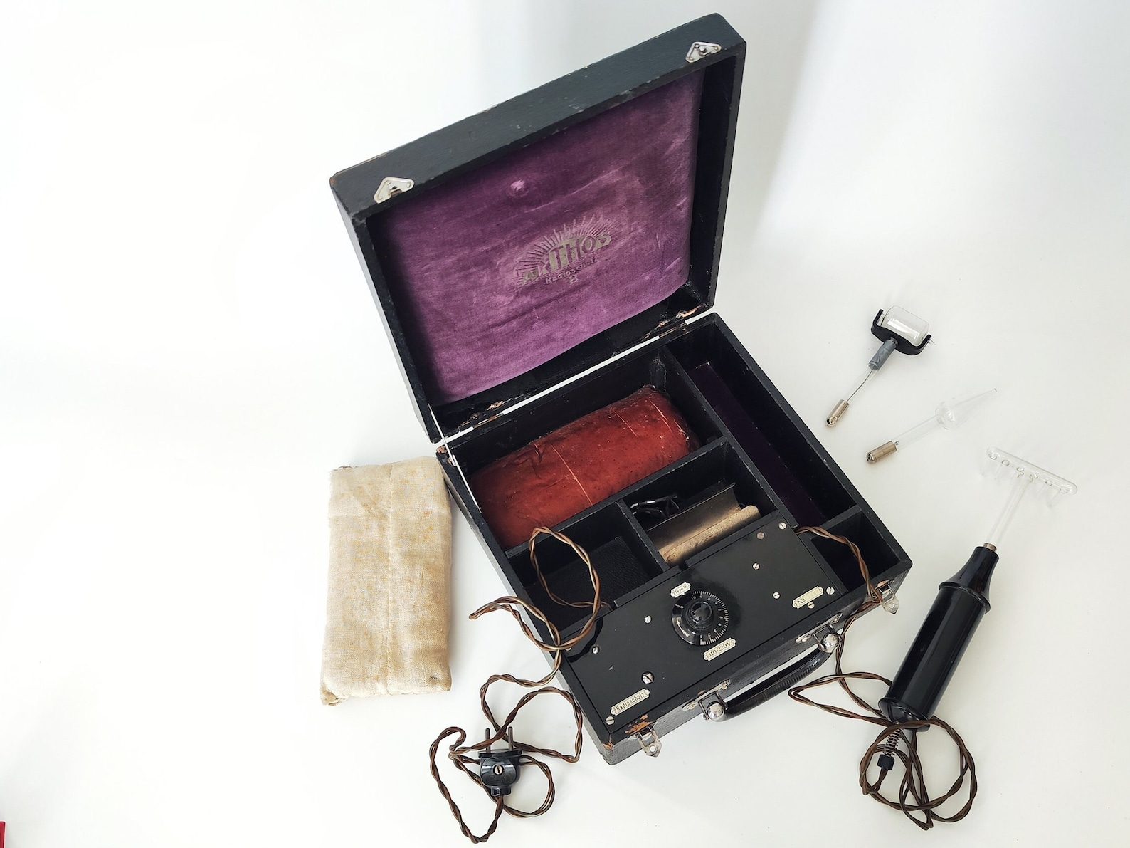 Rare VIOLET RAY MACHINE anthos / Ray Generator Rare Medical Equipment ...