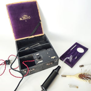 Rare VIOLET RAY MACHINE anthos / Ray Generator Rare Medical Equipment ...