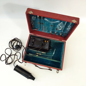 Vintage VIOLET RAY MACHINE El Fol Ray Generator Ozone Generator High ...