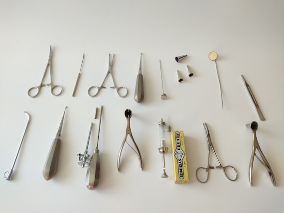 RARE MEDCIAL ANTIQUE Equipment Medical Supplies Glass - Etsy