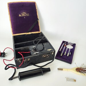 Rare VIOLET RAY MACHINE anthos / Ray Generator Rare Medical Equipment ...