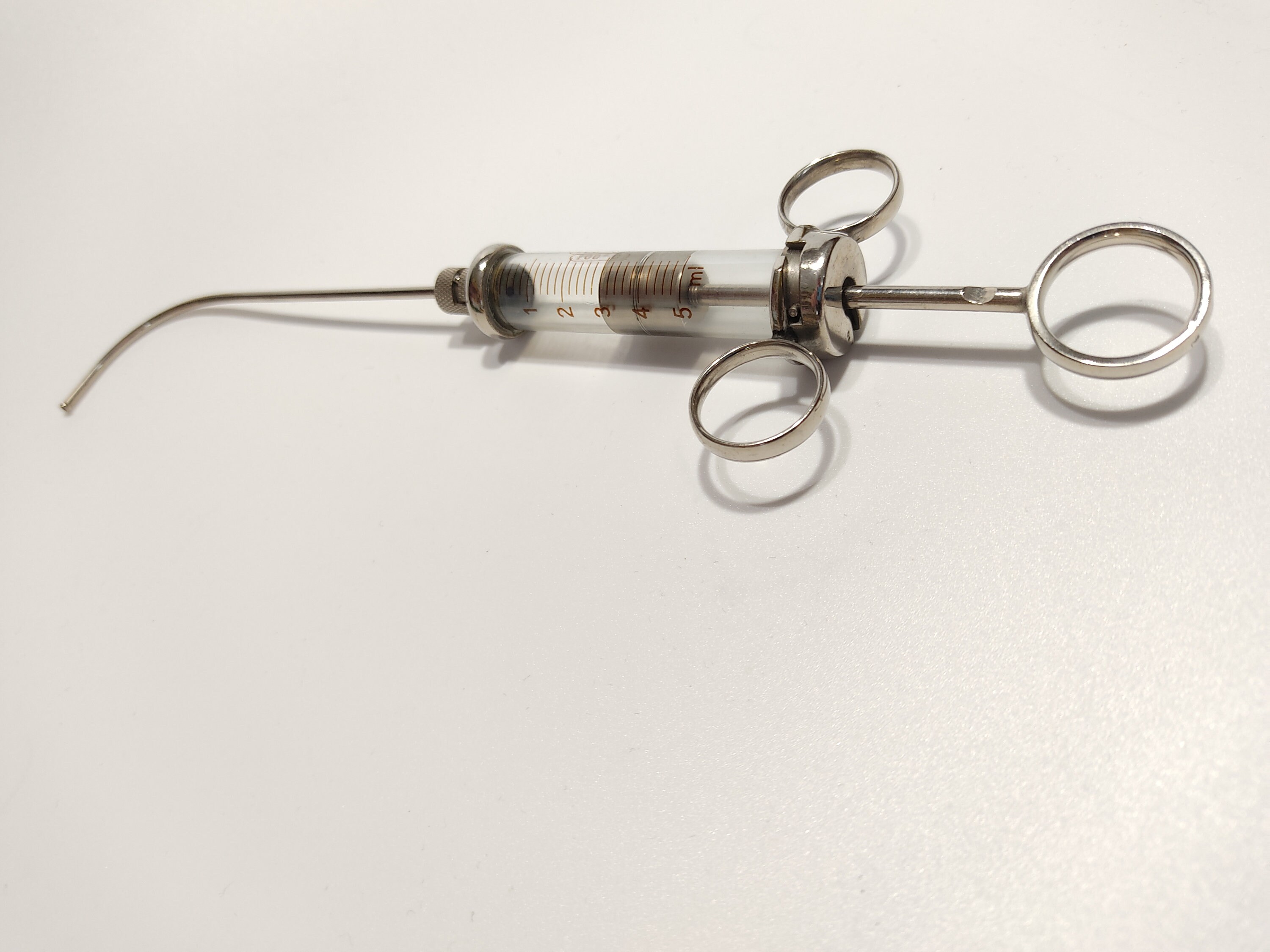 RARE RRR Vintage Medical tool Glass Syringe 1 pc Metal | Etsy