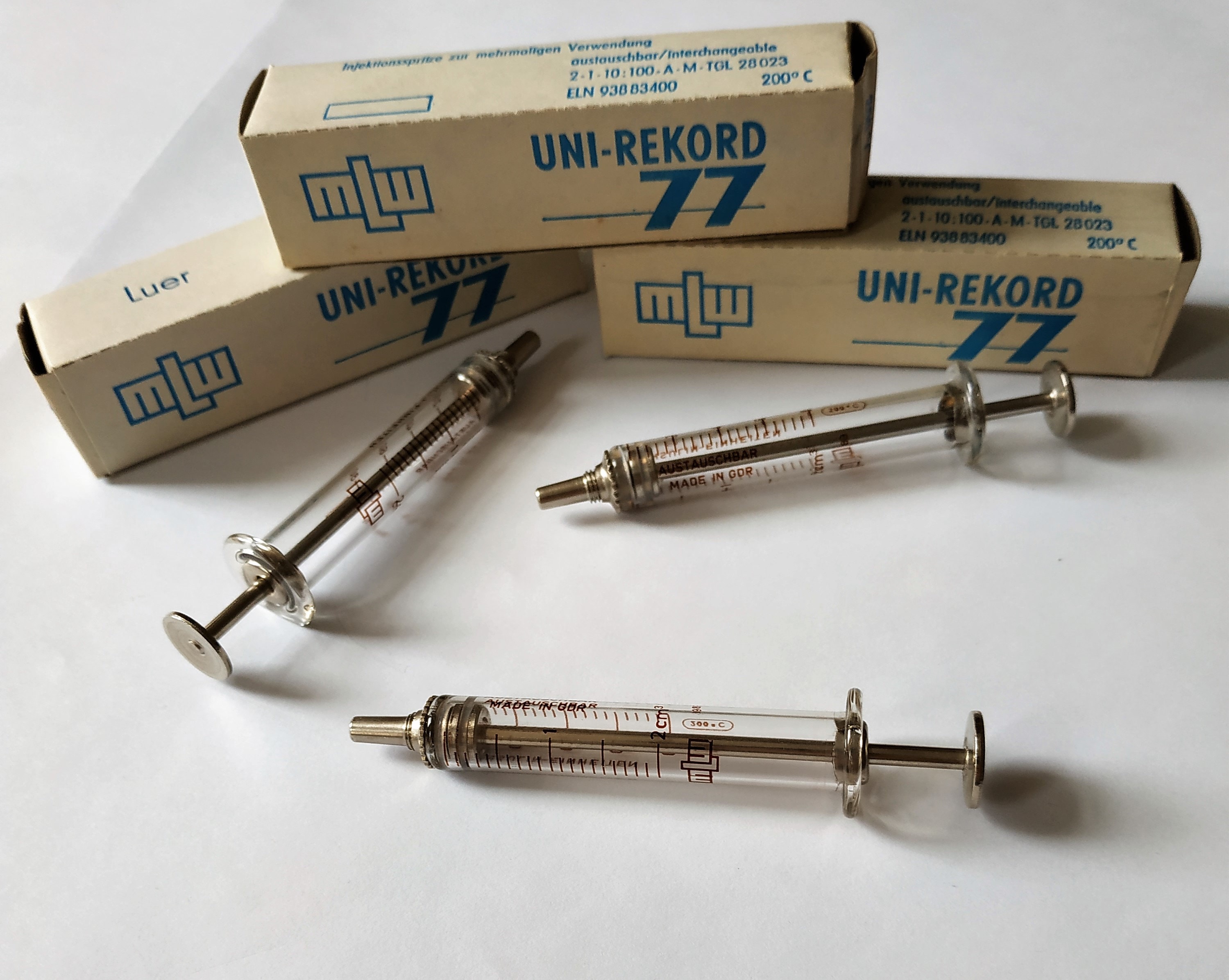 Vintage Glass Syringe