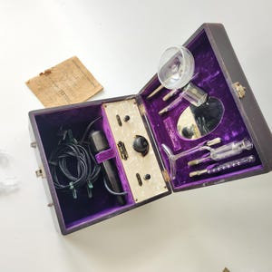 Rare Vintage Violet Ray Machine - Rare Medical Equipment Treatment ...