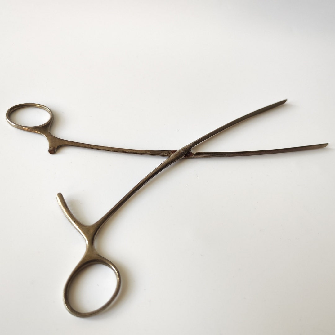 Vintage Medical Forceps Metal Antique Old Vintage Medical Tools Metal ...