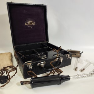 Rare VIOLET RAY MACHINE anthos / Ray Generator Rare Medical Equipment ...