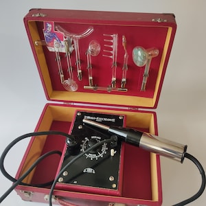 Vintage VIOLET RAY MACHINE Holo Electron Paris Ray Generator / High ...