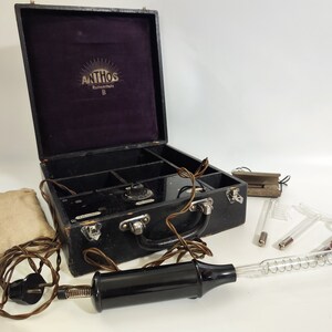 Rare VIOLET RAY MACHINE anthos / Ray Generator Rare Medical Equipment ...