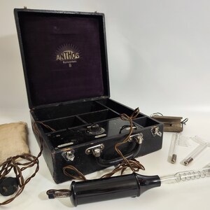 Rare VIOLET RAY MACHINE anthos / Ray Generator Rare Medical Equipment ...