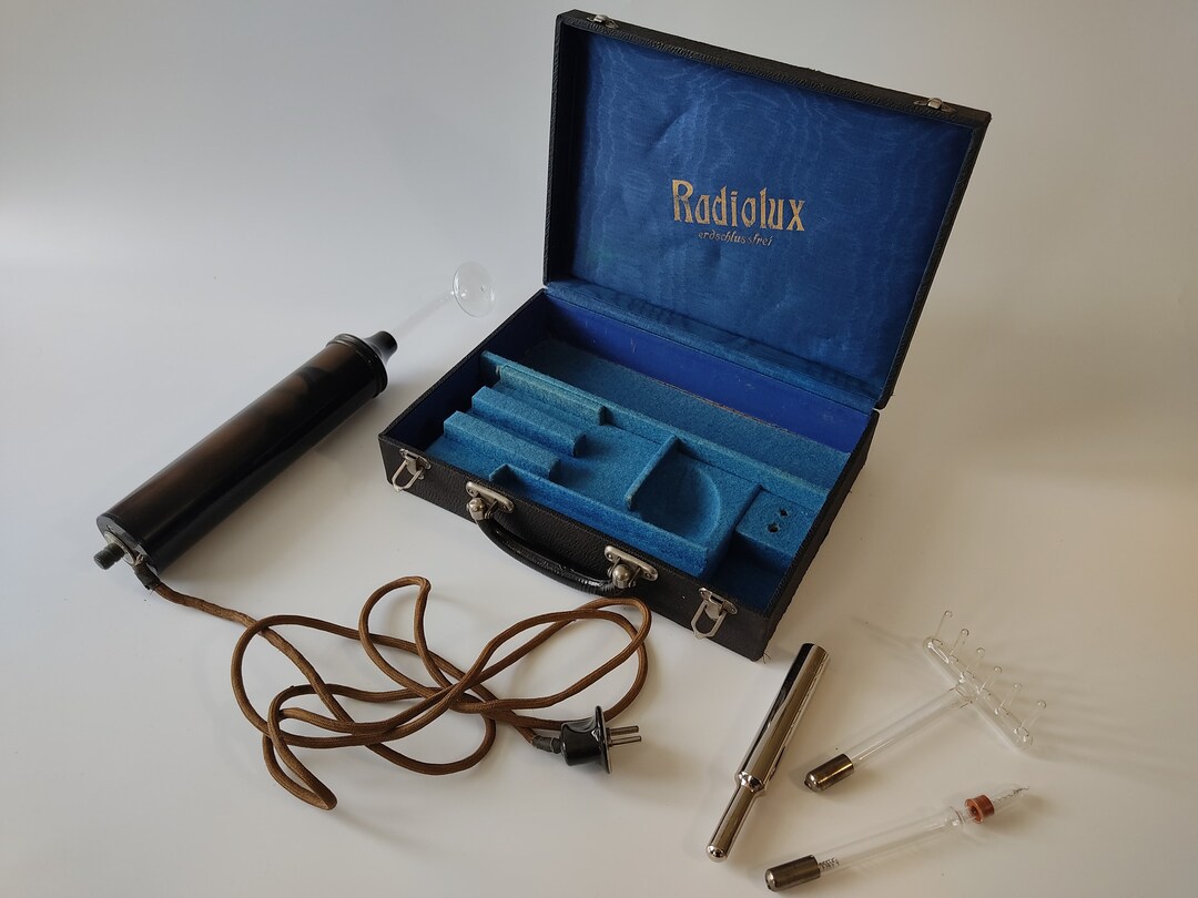 Antique Radiolux VIOLET RAY MACHINE 220v / Ray Generator High Frequency ...