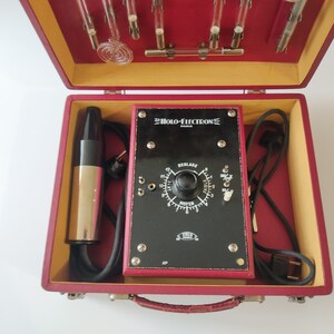 Vintage VIOLET RAY MACHINE Holo Electron Paris Ray Generator / High ...