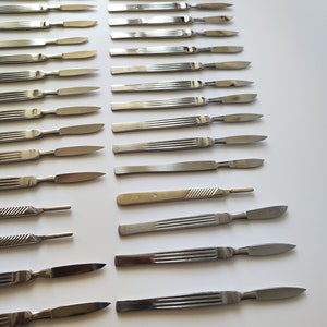 Antique SCALPELS 1-1 Pc Vintage Medical Tools , Old Scalpels Medical ...