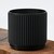 The Estrella Planter in Matte Black Drainage Hole and Tray Modern ...