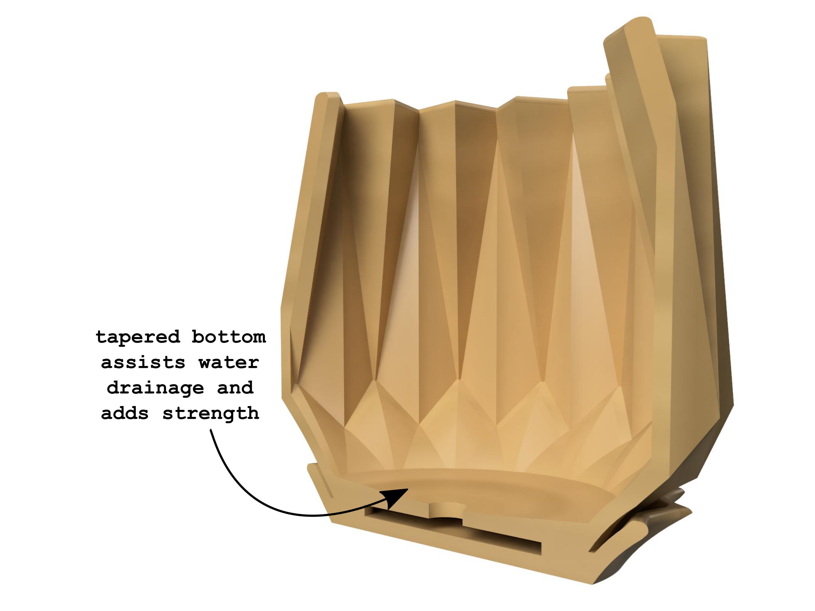 The Estrella Planter in Dark Green - Drainage Hole and Tray - Modern ...
